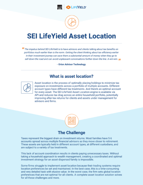One-pagers Archives - SEI LifeYield